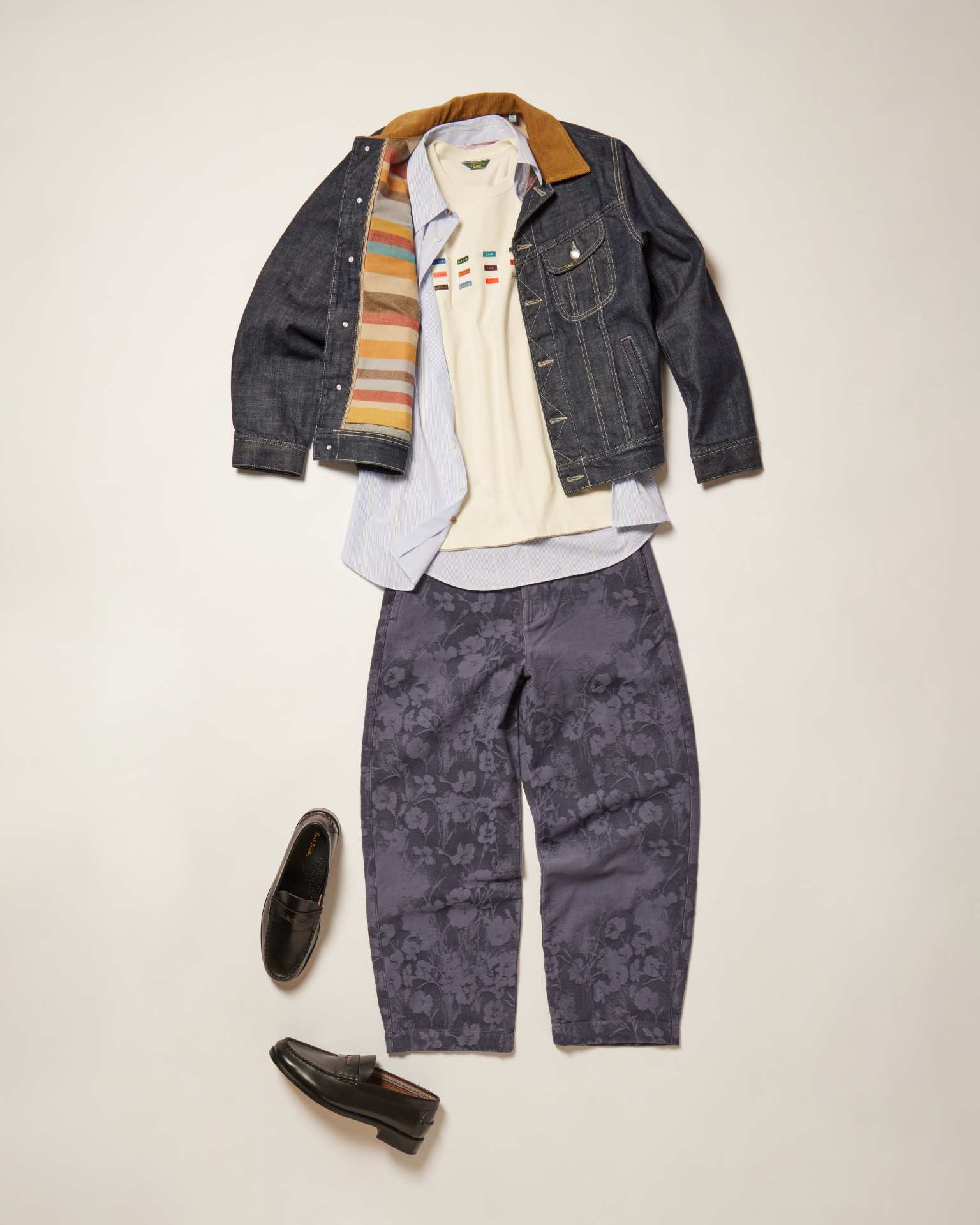 Men's Paul Smith + Lee® Indigo Selvedge Storm Rider Jacket